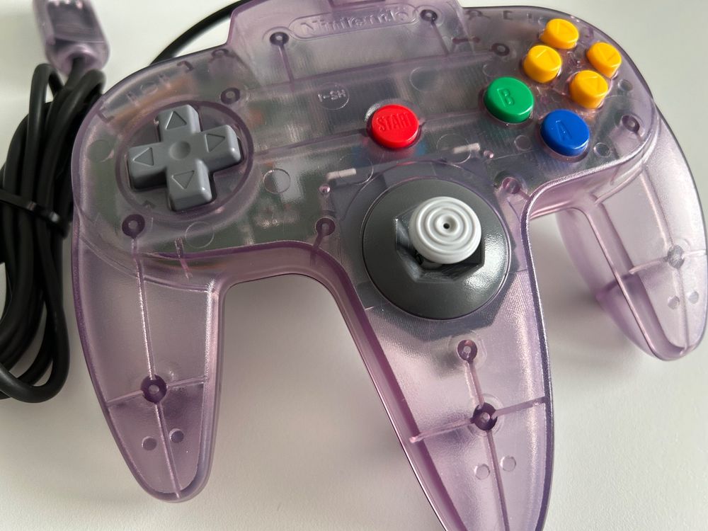 Nintendo 64 N64 Original Kontroller Atomic Purple (Gebraucht) in Belp ...