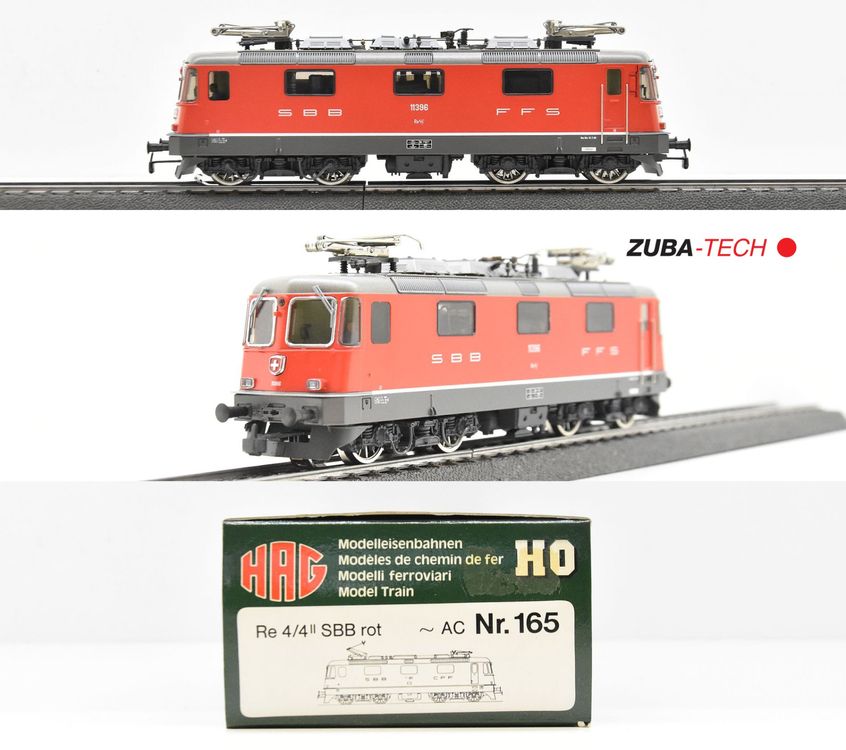 HAG 165 E-Lok Re 4/4 II SBB H0 WS Analog mit OVP | Kaufen auf Ricardo