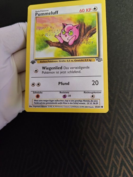 Pummeluff 1. Edition Pokemon Karte (Gebraucht) in Killwangen für CHF 3 ...