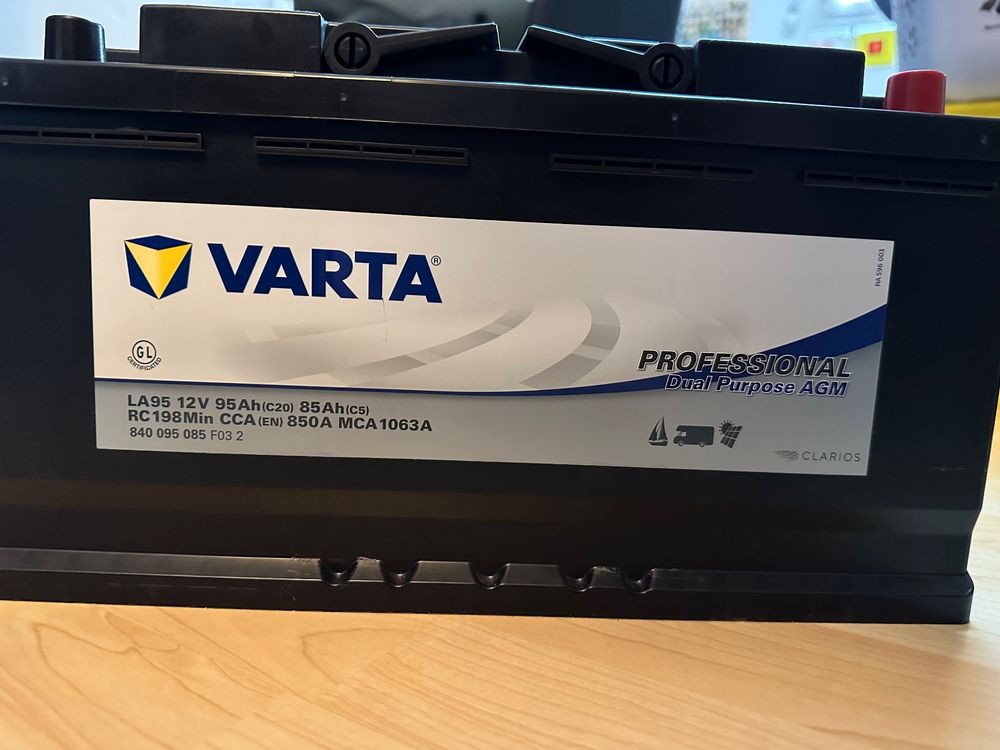 VARTA LA95 Professional Dual Purpose AGM Versorgungsbatterie (Gebraucht) in Therwil für CHF 90 ...