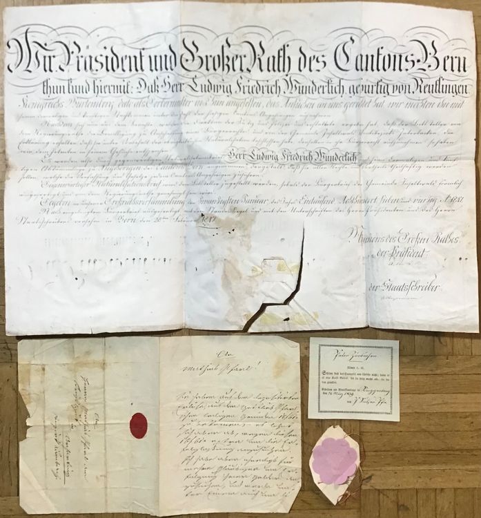 2x Antike Handgeschriebene Brief | Kaufen auf Ricardo