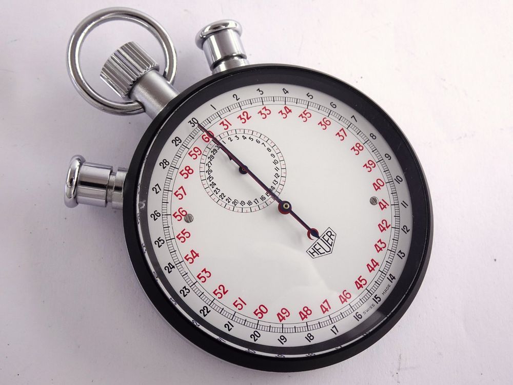 HEUER RATTRAPANTE 1970ER 30 MIN. HANDAUFZG VAL. 57 STOPPUHR | Kaufen ...