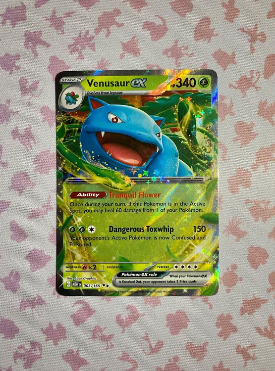 Pokemon 151 'Venusaur ex' EN | Kaufen auf Ricardo