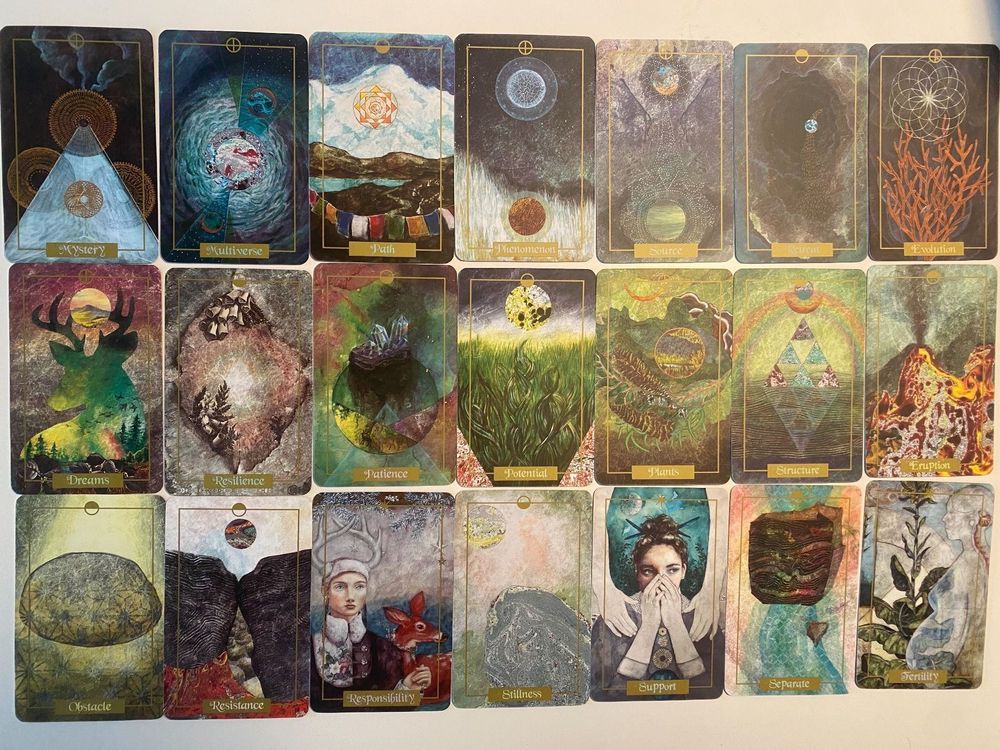 Illuminated earth oracle karten deck (Neu (gemäss Beschreibung)) in ...