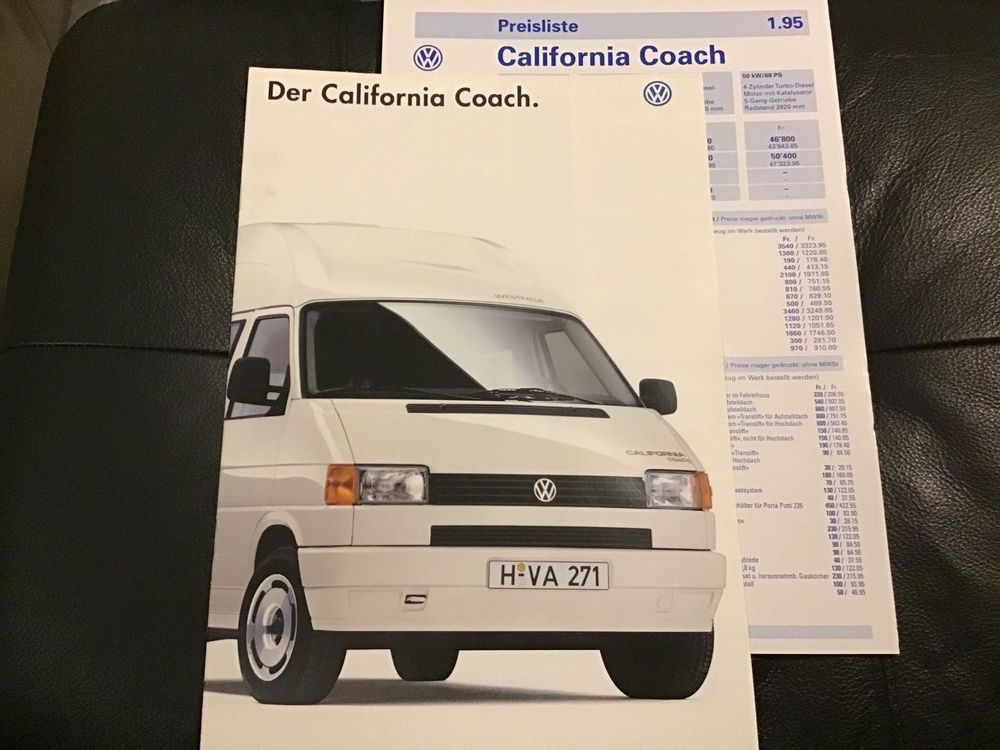 VW California Coach September 1995 | Kaufen auf Ricardo