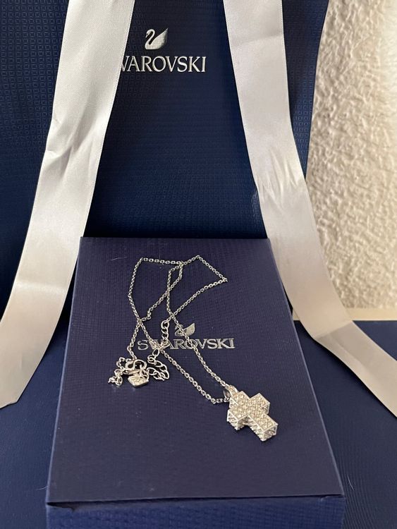 Swarovski Kette, mit Kreuz original und neu (Neu (gemäss Beschreibung)) in Kirchleerau für CHF ...