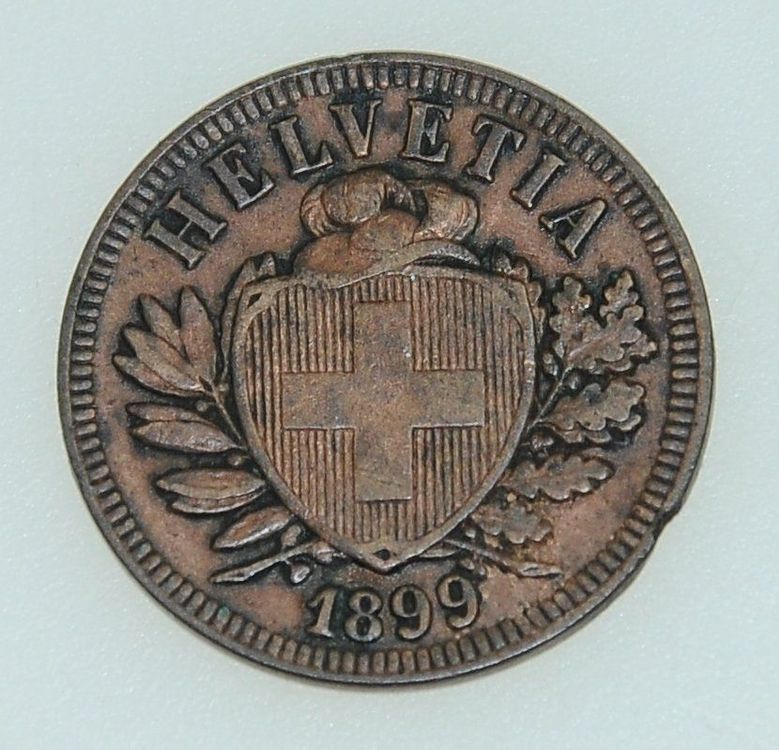 2 Rappen Münze, Schweiz 1899 B | Kaufen auf Ricardo