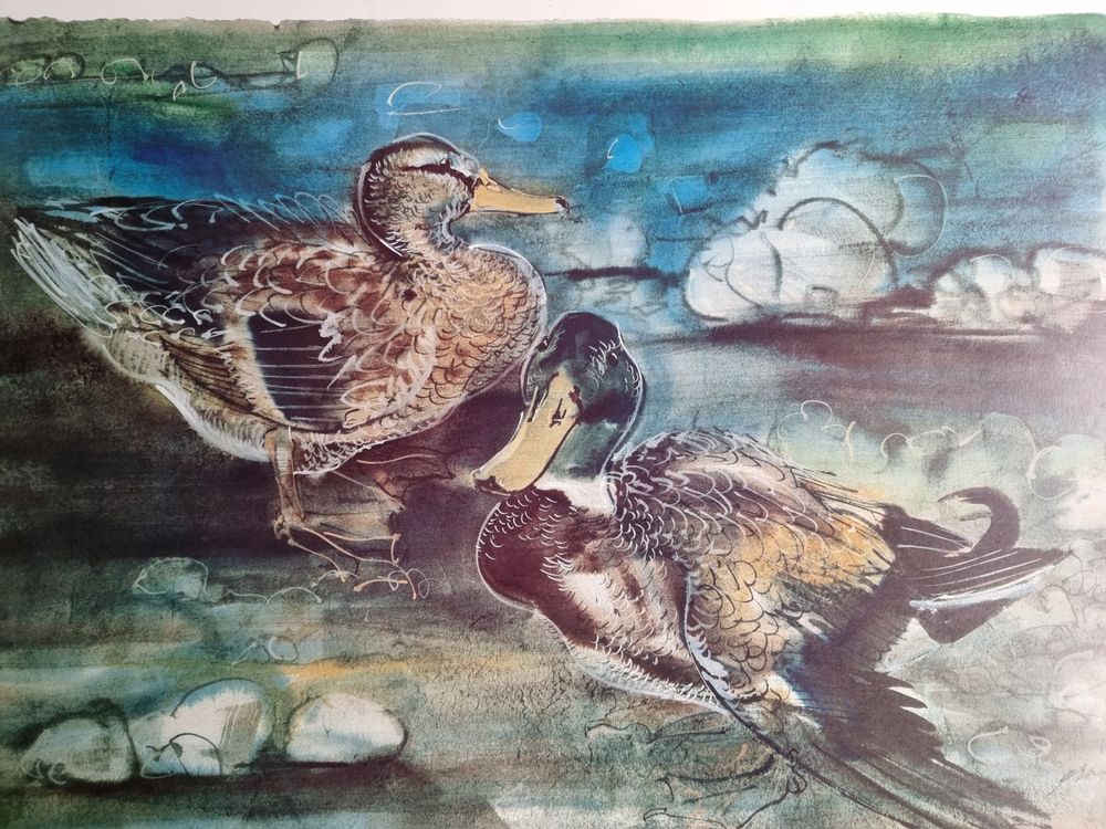 HANS ERNI GRAFIK GRÖSSE 74X54CM IM DRUCK SIGNIERT (Gebraucht) in Gersau für CHF 19 – mit ...