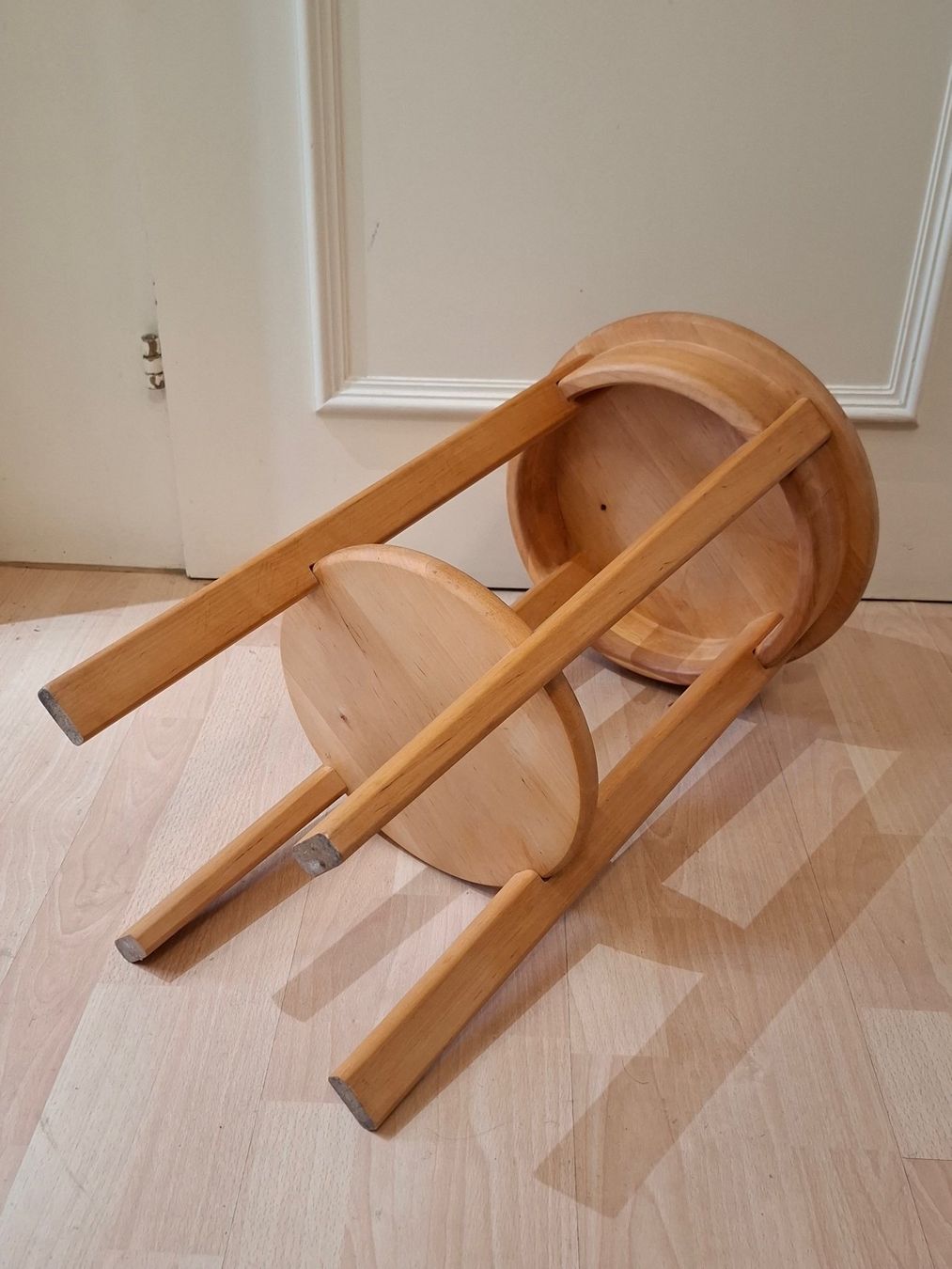 Vintage Waschbär Eco Holz Beistelltisch Frölich & Kaufmann (D'occasion ...