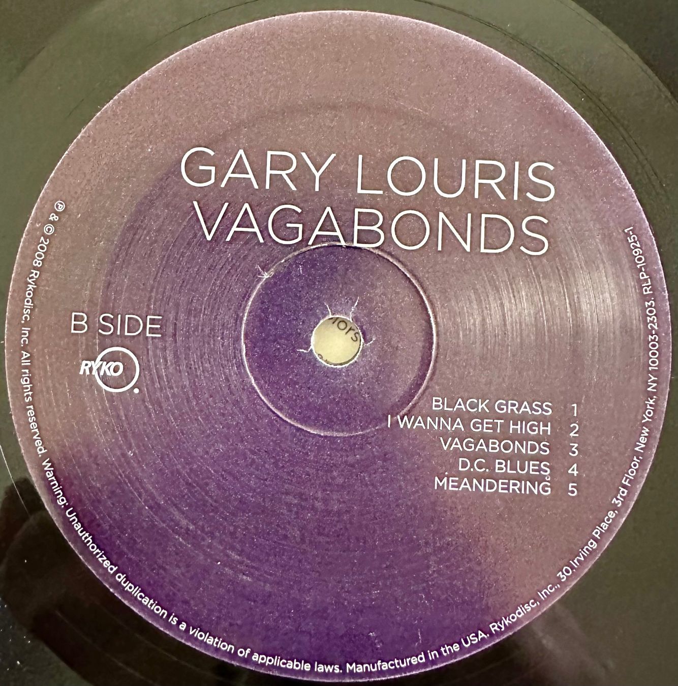 Gary Louris (Jayhawks) - Vagabonds // LP: VG++; Sleeve: NM (Gebraucht ...