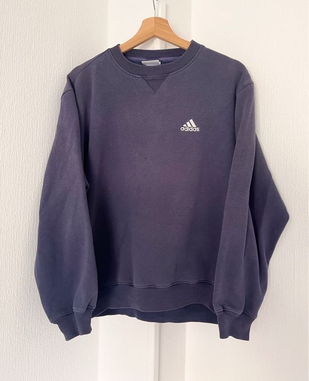 Vintage Adidas Sweater Size S Navy Blue Oversized 90s Style (Gebraucht) in Lausanne für CHF 17 ...
