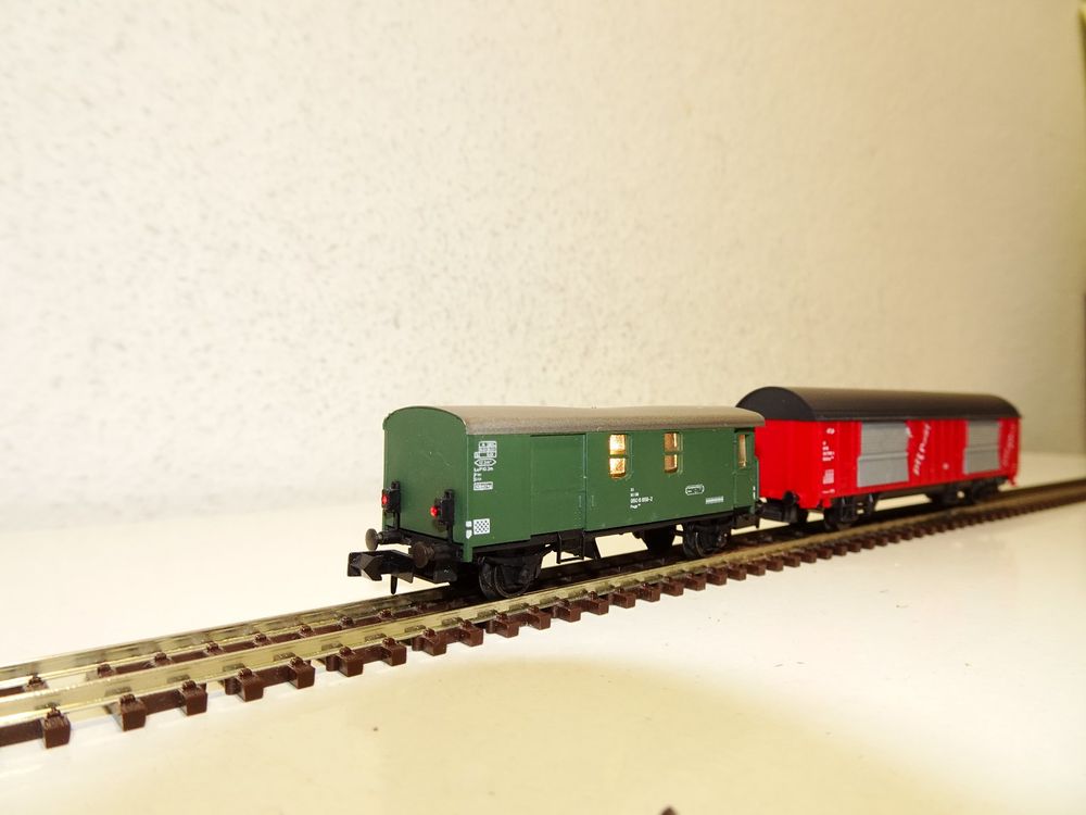 2 Roco Arnold Güterwagen DB NS PTT Post Licht Spur N (7) | Acheter sur ...