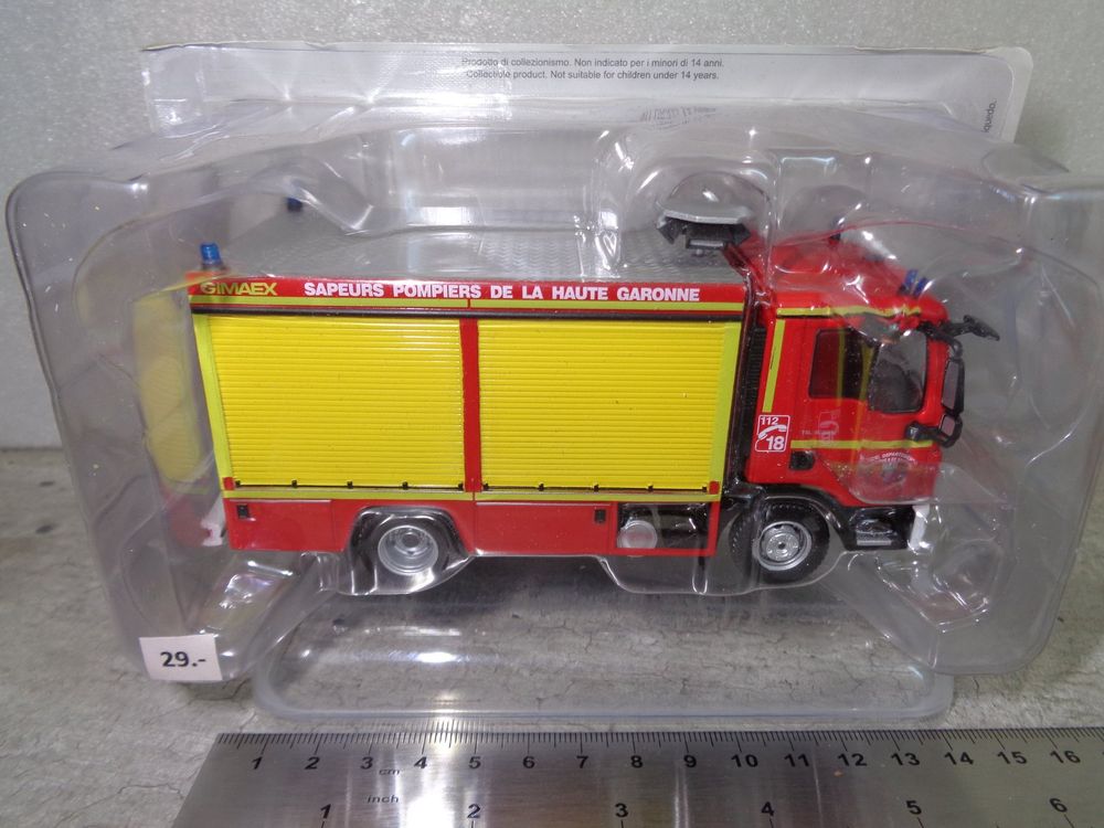 Altaya 1:43 Man TGL 8.220 LKW Feuerwehr Camion Pompier (Neu und ...