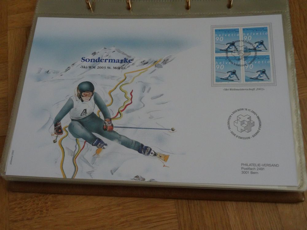 FDC 2003 SKI-WM LUXUSBRIEF | Kaufen auf Ricardo