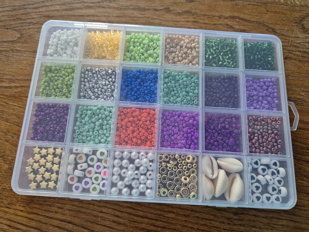 Rocailles Perlen Box | Kaufen auf Ricardo