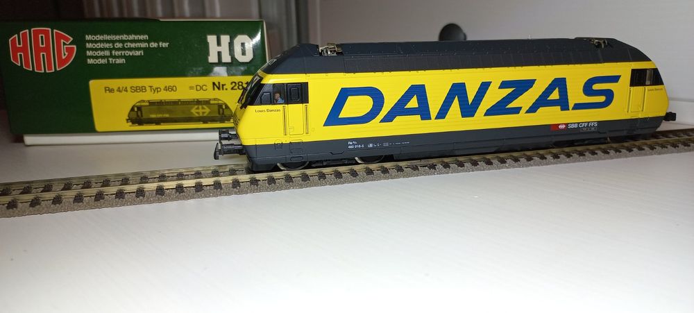 HAG 281 SBB Re 460 018-5 DANZAS H0 1:87 DC neuw. (Neu (gemäss Beschreibung)) in Olten für CHF ...