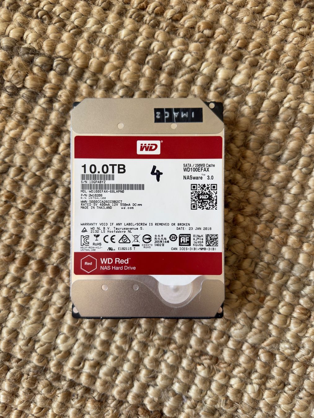 WD Red NAS HDD 10 TB - Western Digital (Gebraucht) in Oberhofen Thun ...