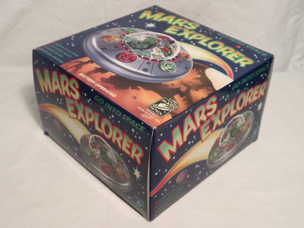 Alien UFO Mars-Explorer Go into Space Bump-N-Go made i Japan (Neu ...