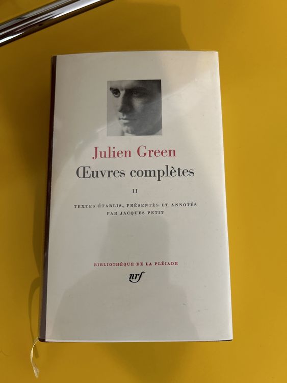 Julien Green - Pléiade- Œuvres complètes - Tome 2 (Gebraucht) in Basel ...