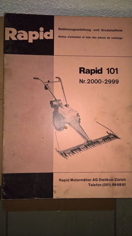 Rapid 101 Nr. 2000 - 2999 BA und EL (D'occasion) à Brunnen pour CHF 15 ...