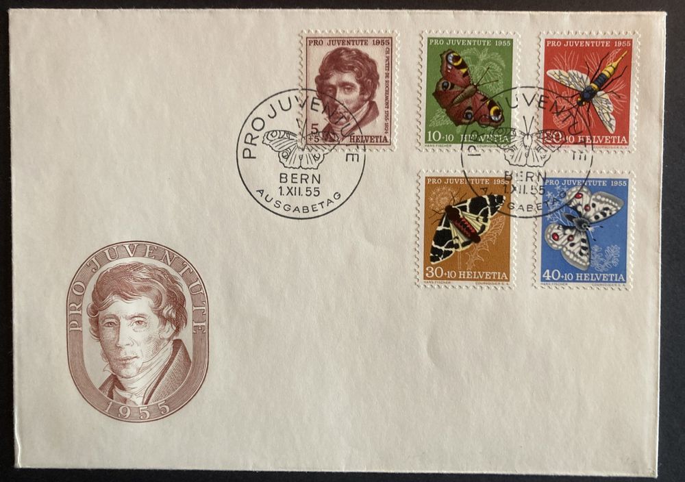 FDC Pro Juventute 1955 illustriert ohne Adresse, SBK 60 Fr. (Gebraucht) in Flawil für CHF 12 ...