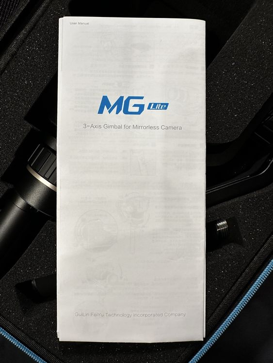 MG lite 3-axis Gimbal for Mirrorless camera (Neu und originalverpackt ...