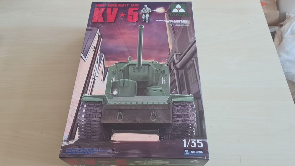 1:35 KV-5 Super Heavy Tank - Takom 2006 (Neu (gemäss Beschreibung)) in ...