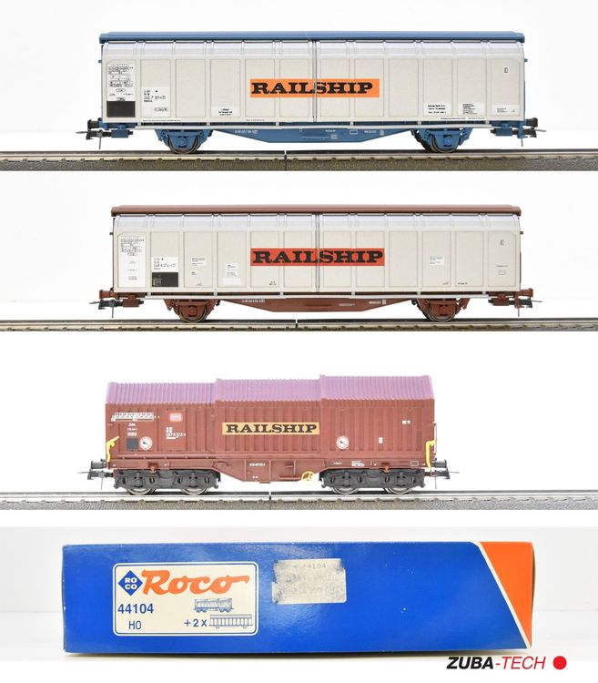 Roco 44104 Güterwagen-Set der DB 3tlg H0 GS mit OVP (Gebraucht) in St. Gallen für CHF 42 – mit ...