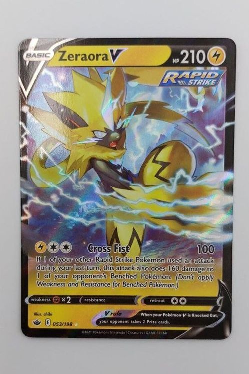 Zeraora V (53/198 Chilling Reign) NM / ENG | Kaufen auf Ricardo