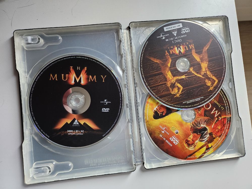 Coffret Trilogie La Momie DVD - Action Aventure 3 films ! (D'occasion ...