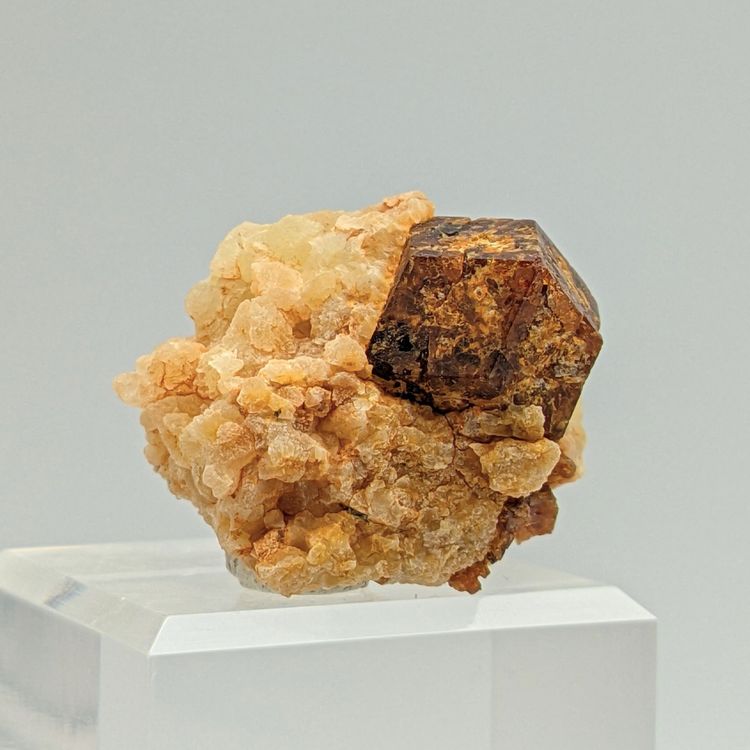 ANDRADIT, DUNKLER GRANAT, ausgezeichneter Kristall, Mali (Nuovo ...