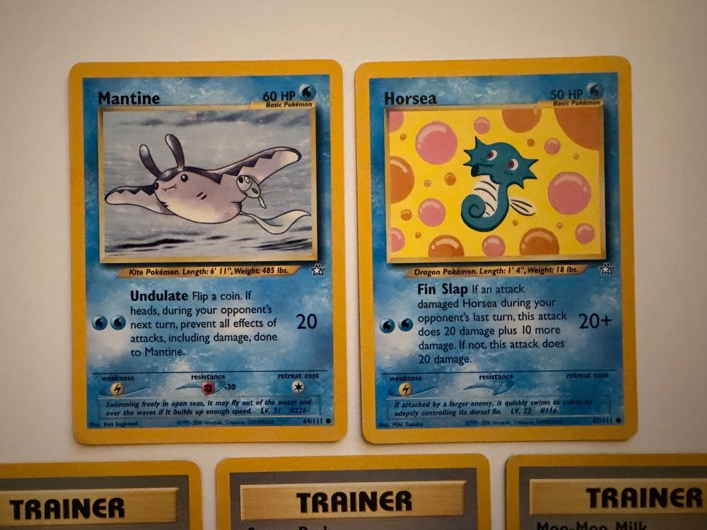 Neo Genesis 5 Pokémon Karten Bundle WOTC 2000 Vintage (Gebraucht) in ...