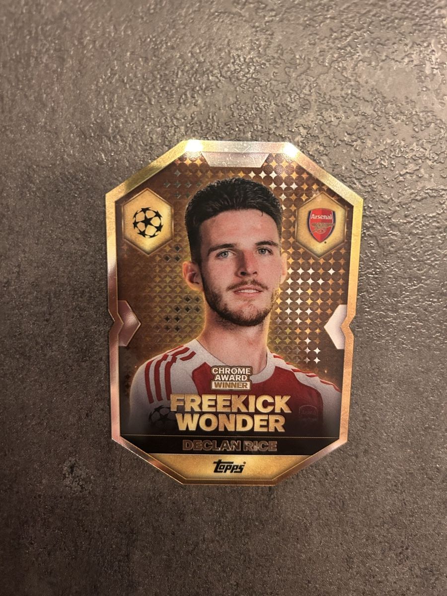 Declan Rice Topps Chrome Award Winner - Sehr Selten! (Neu (gemäss ...