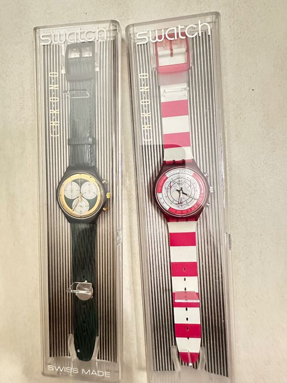 SWATCH 2 X CHRONOGRAPH UNGETRAGEN CA 1990ER | Kaufen auf Ricardo