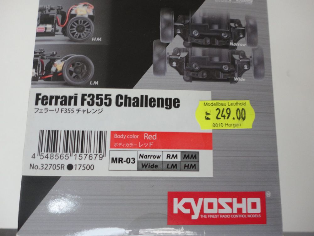 Kyosho Mini-Z Racer Ferrari F355 Challenge MR-03 (Neu und ...