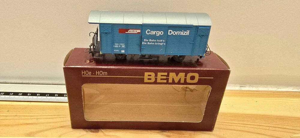 BEMO 2282 127 RhB GbK-v 5507 Cargo Domizil (Neu (gemäss Beschreibung ...