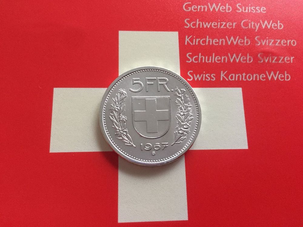 5 Franken 1967 vz (Gebraucht) in Elsau für CHF 9.8 – mit Lieferung auf Ricardo kaufen