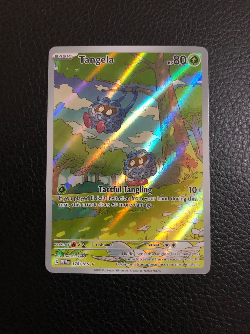 Pokémon 151 - Tangela Full Art 178/165 NM-M Ab 1 (Gebraucht) in ...