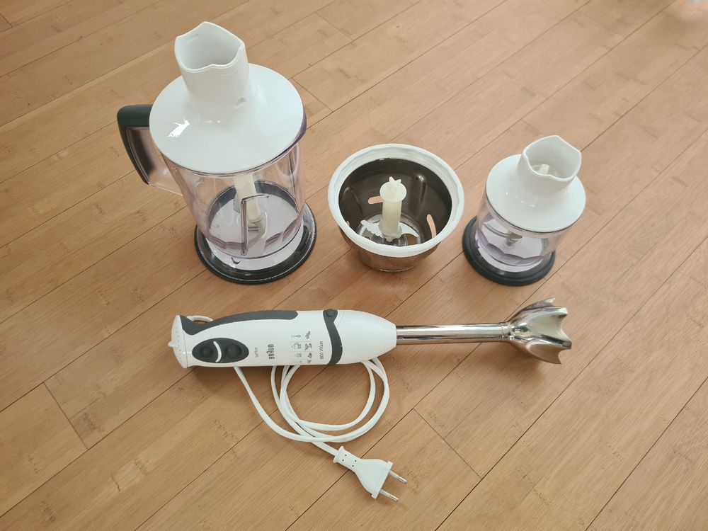 Braun Stabmixer Turbo 600 Watt - guter Zustand, mit Zubehör (Gebraucht ...