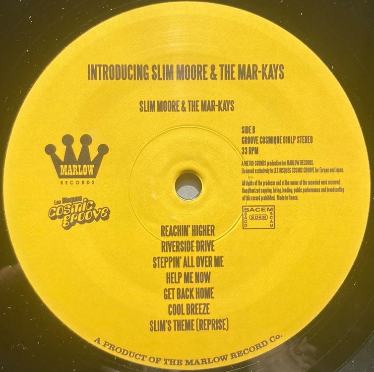 SLIM MOORE AND THE MAR-KAYS - INTRODUCING SLIM MOORE AND THE (Gebraucht ...