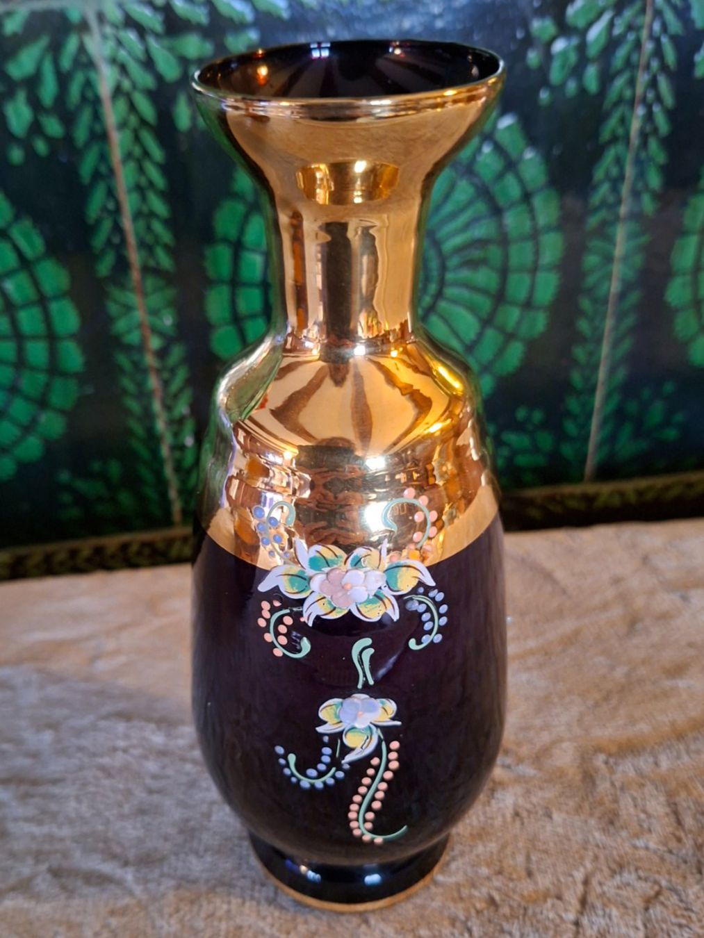 Sehr alte Murano-Glasvase 24Kt. Gold, aus den 50er bis 60er (Gebraucht ...