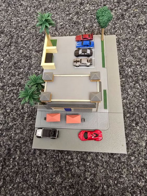 Jada Fast & Furious Toretto's Café Nano Scene Car Diorama (Gebraucht ...
