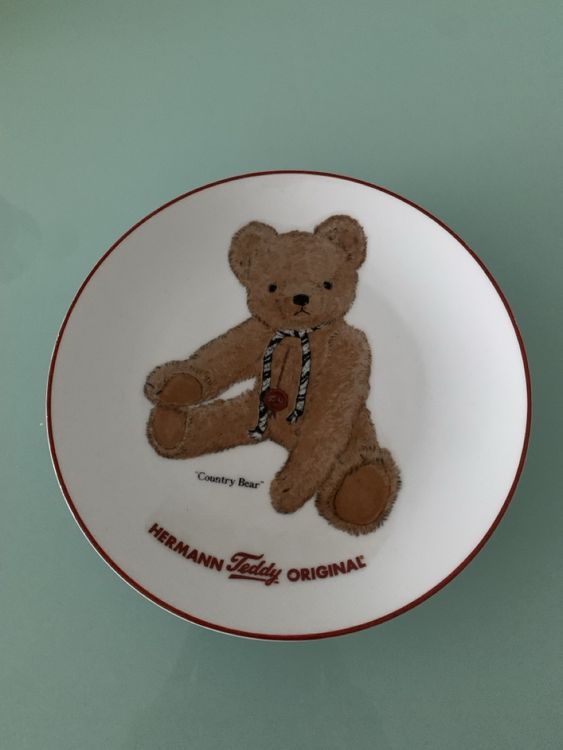 Hermann Teddy Original Teller, Country Bear Motiv, Top! (Neu (gemäss ...