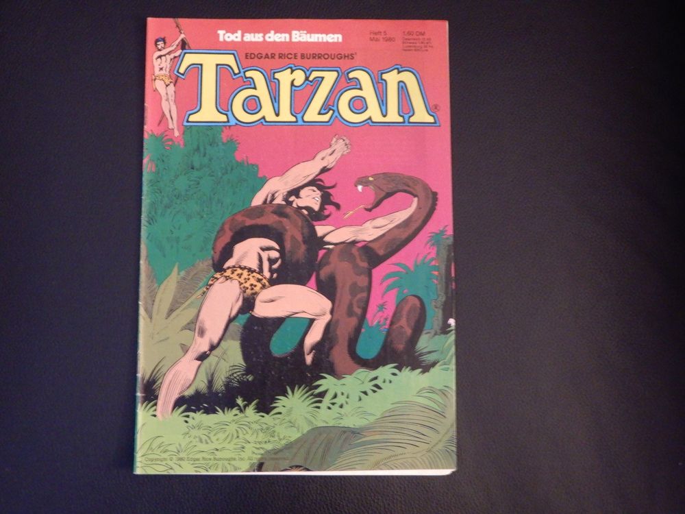 Tarzan Comic-Heft Nr. 5, 1980, Edgar Rice Burroughs – Top! (Gebraucht ...