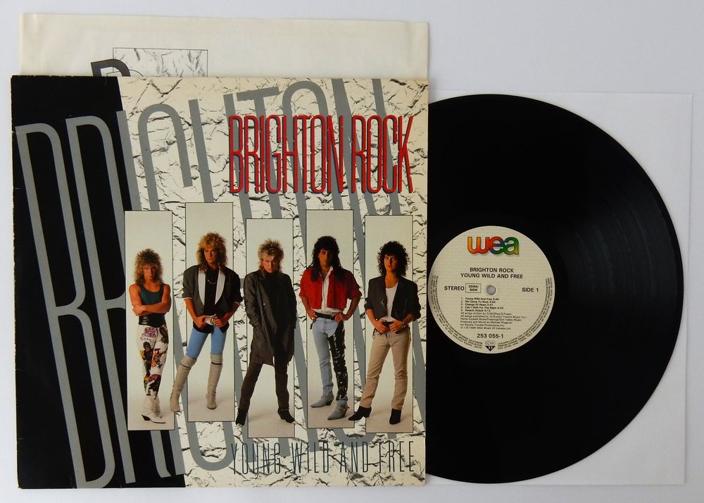 Vinyl/LP Album «Brighton Rock - Young, Wild and Free» - 1987 (Gebraucht ...