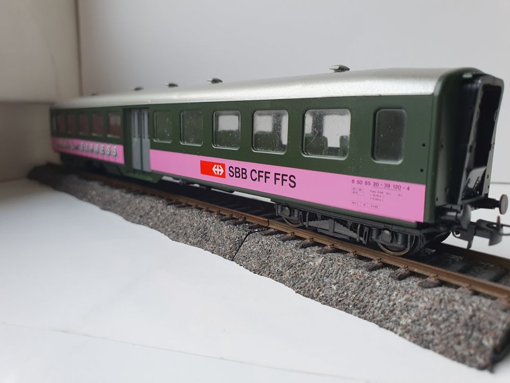 SBB Leichtstahlwagen / B / AKU /Art.Nr. 9030 Jurail-Express | Acheter ...