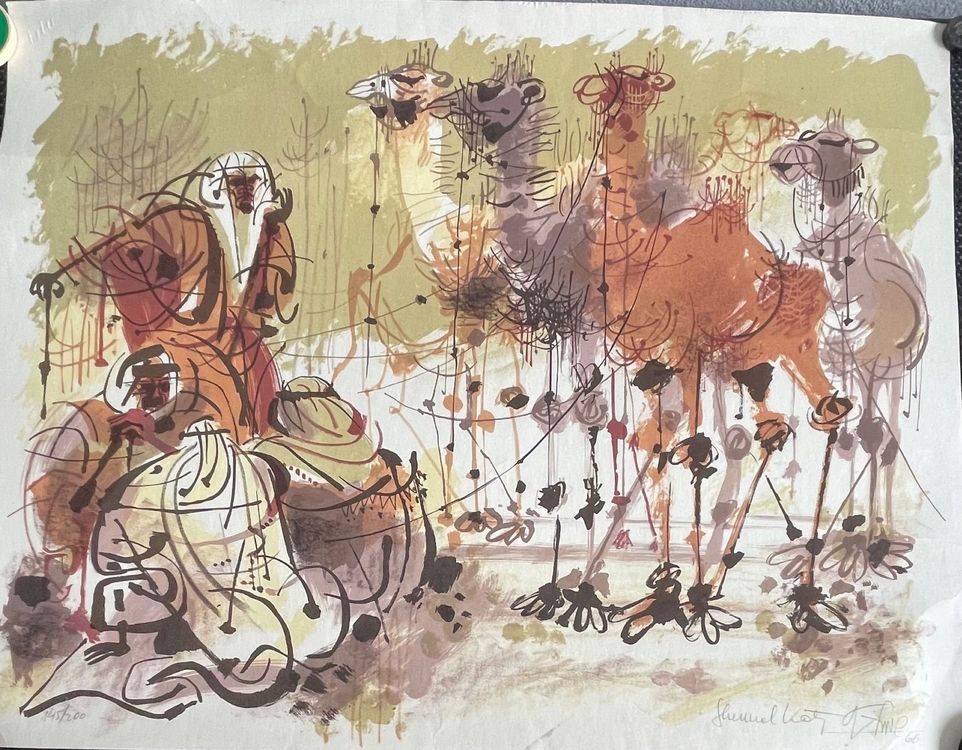 KÜNSTLER ? LITHOGRAPHIE SIGNIERT NUMMERIERT (Gebraucht) in Gersau für CHF 25 – mit Lieferung auf ...