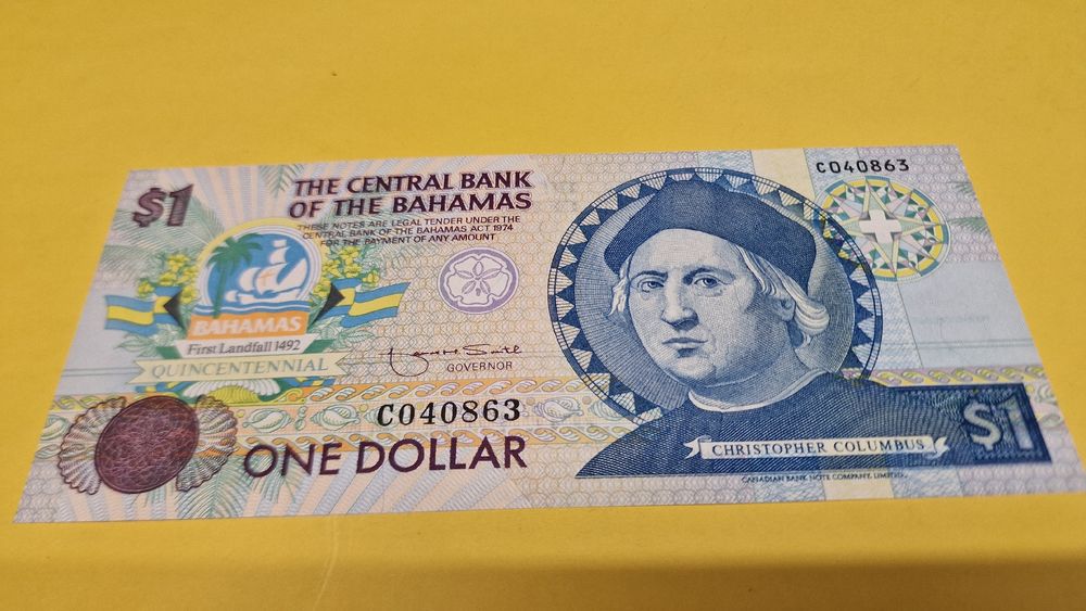 Bahamas 1 Dollar Note - Spezielle Sammlermünze 1974 (Neu und ...