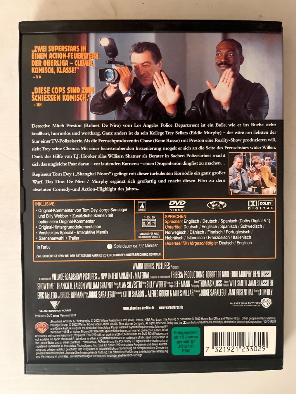 Showtime (2002) DVD 📀 - Robert de Niro (Neu (gemäss Beschreibung)) in Sierre für CHF 7.5 – mit ...