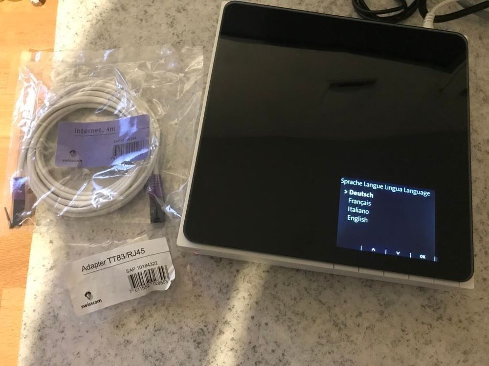 Swisscom Internet Box Plus inkl. Zubehör (Gebraucht) in für CHF 3 – mit ...